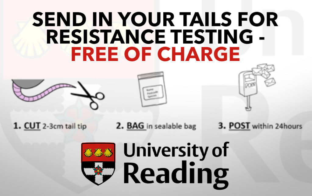 Send in your tails for resistance testing – FREE OF CHARGE – Pest ...